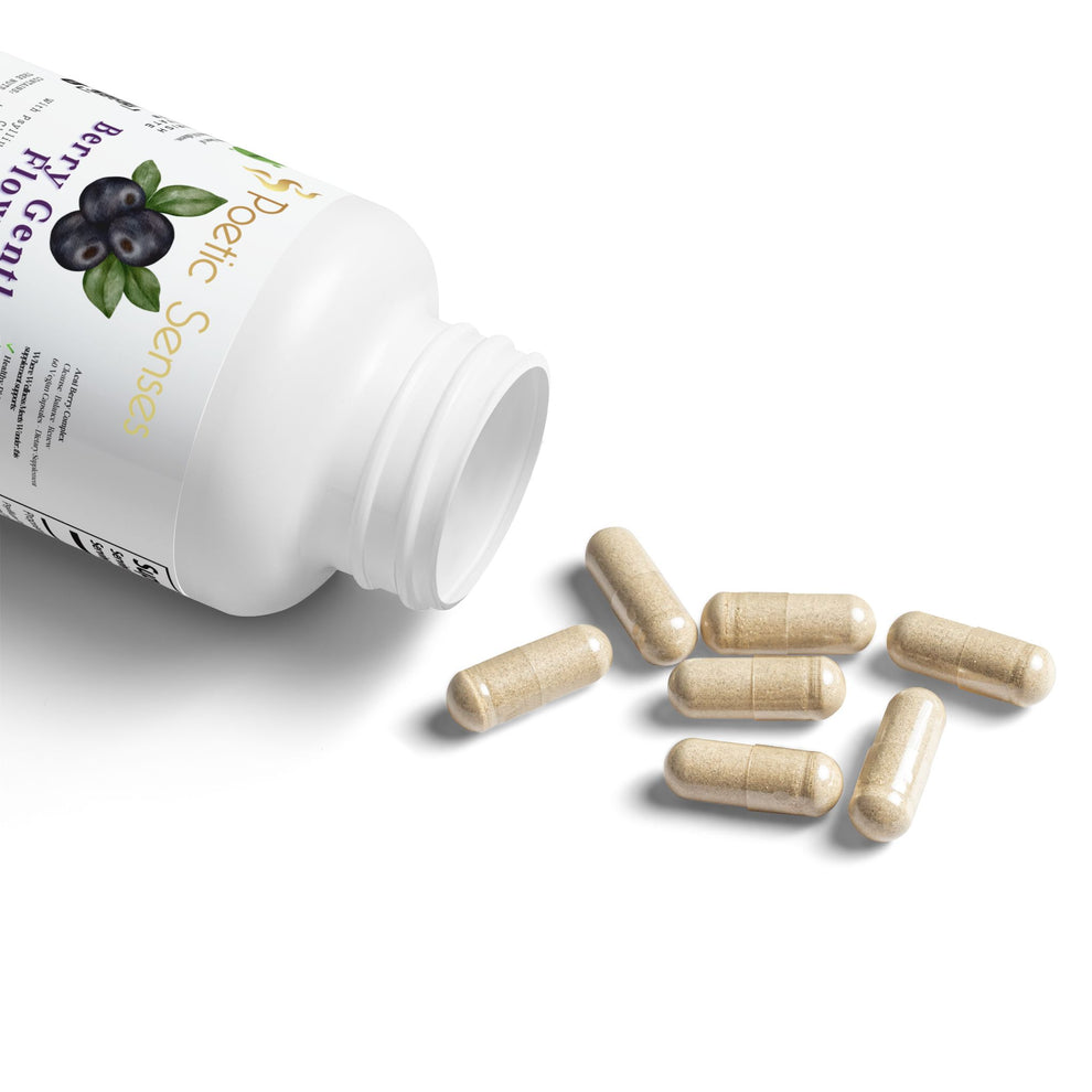 Berry Gentle Flow™ Acai Berry Complex Supplement (60 Capsules ...