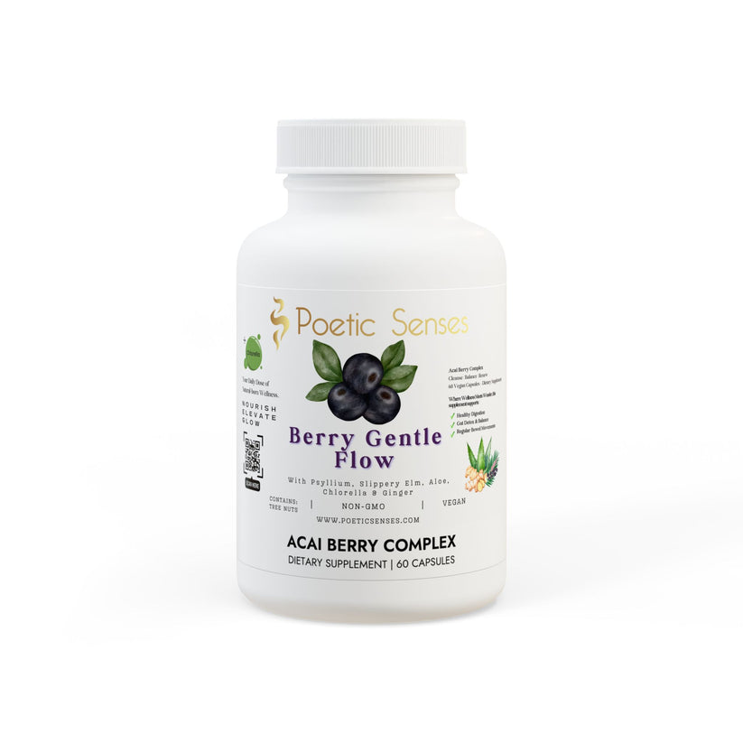 Berry Gentle Flow™ Acai Berry Complex Supplement (60 Capsules ...